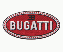 bugatti red Patch