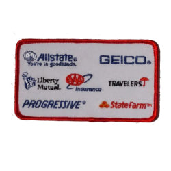 Insurance Companies Red Patch