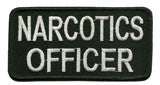 narcotics officer Patch