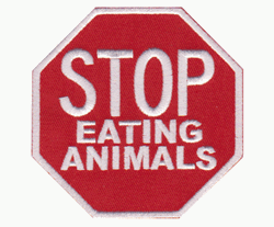 stop eating animals Patch