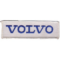 volvo white blue Patch